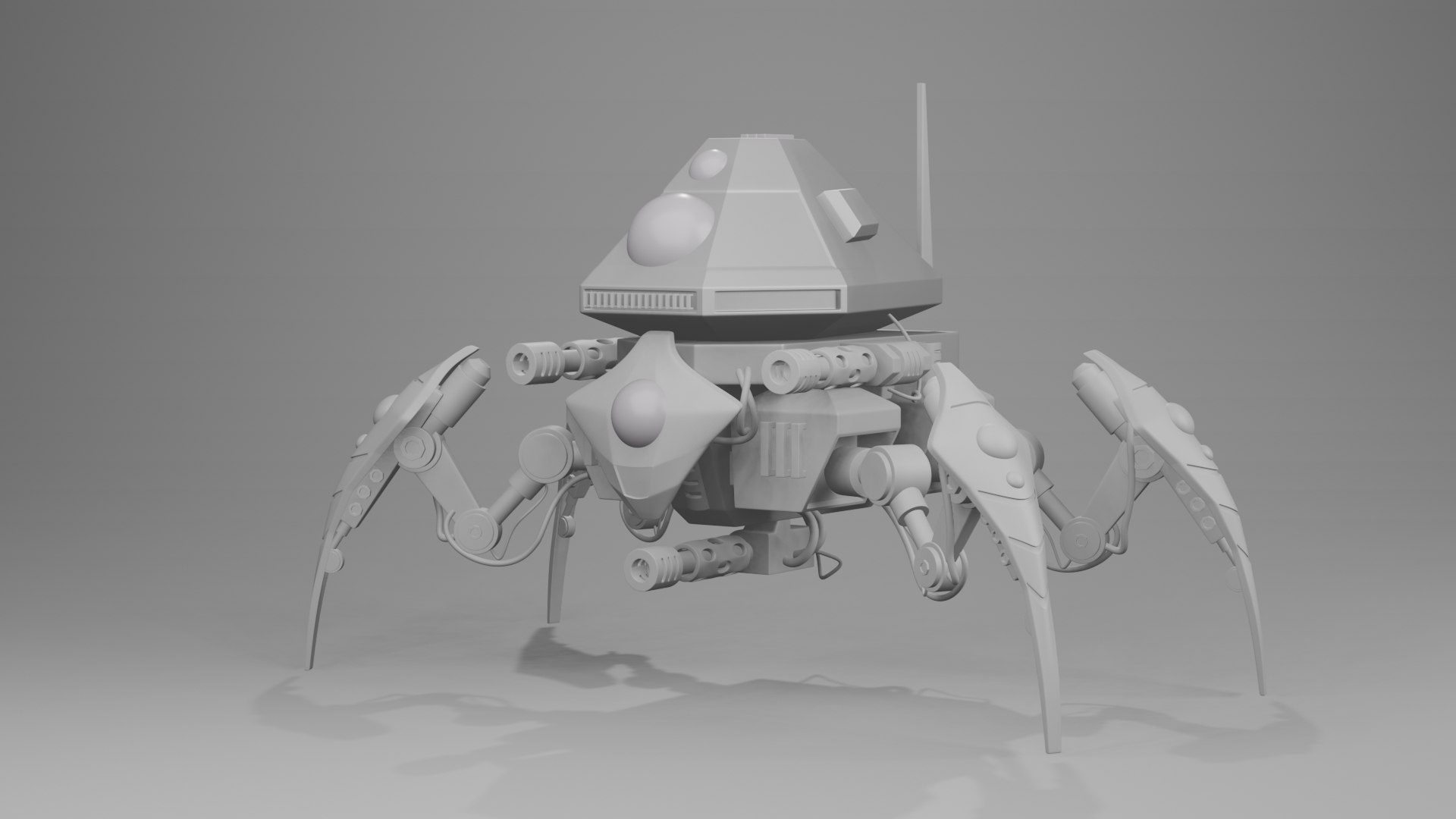 3D Spider Robot - TurboSquid 2246566