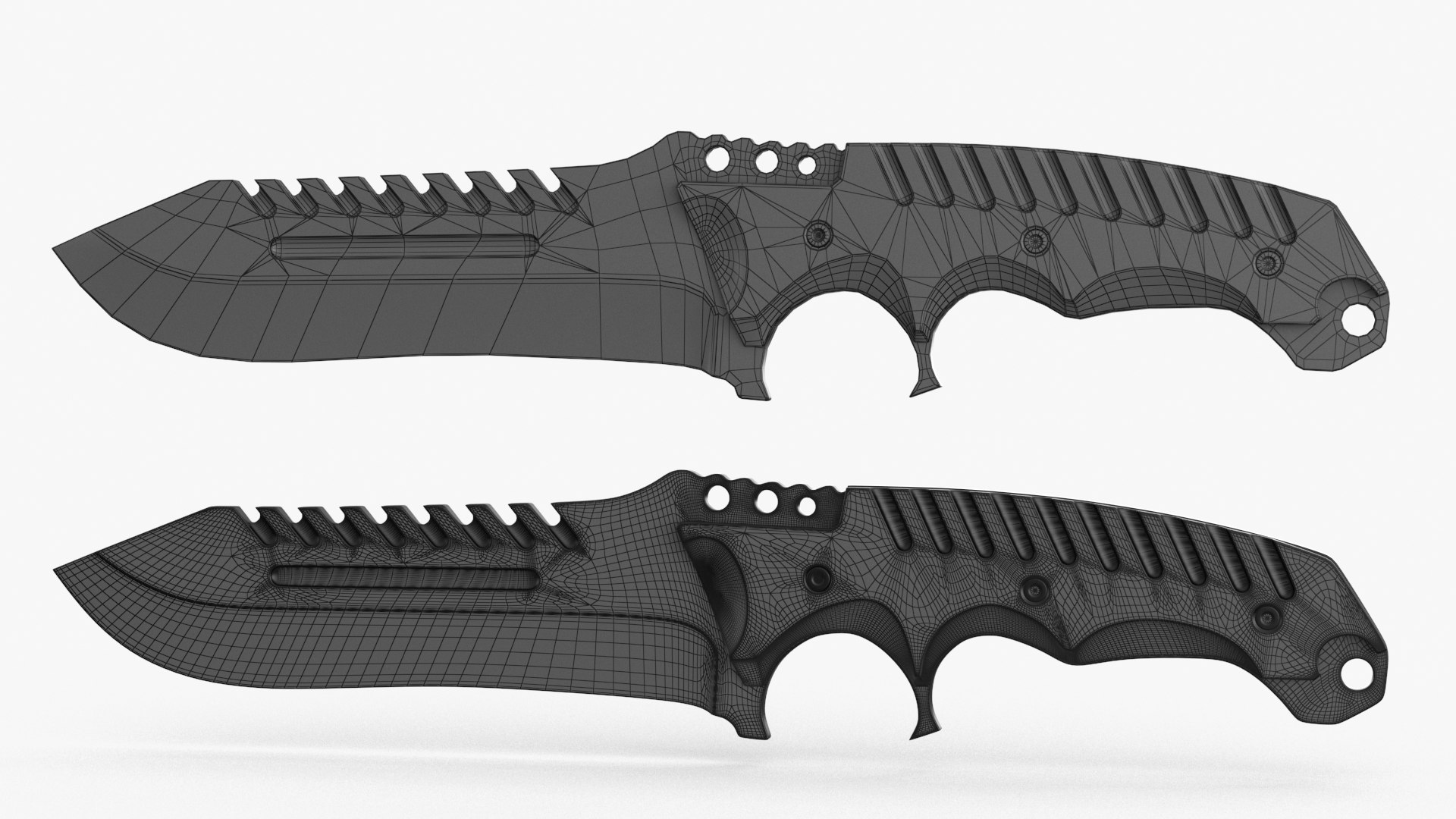Combat Tactical Knife V1 3D Model - TurboSquid 1904794