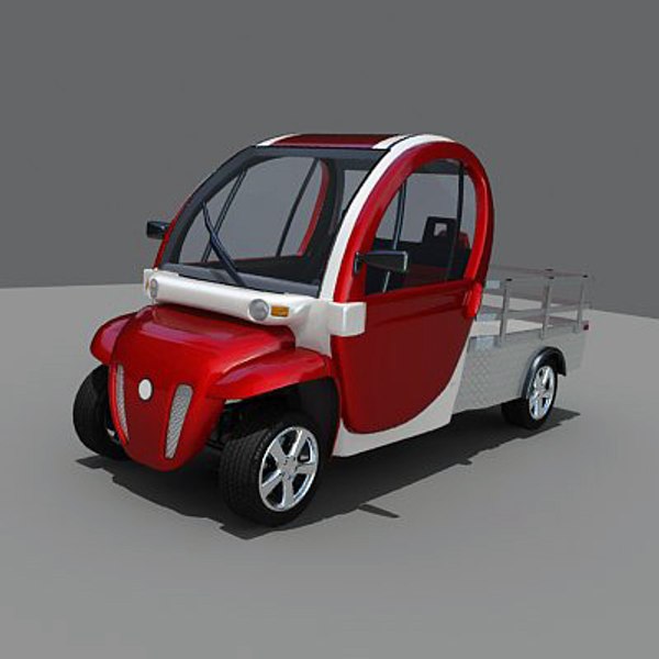 battery-electric vehicle gem car 3d model