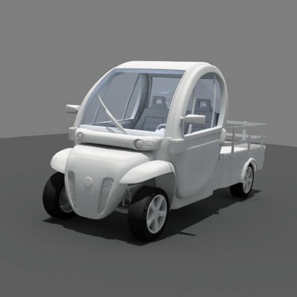 battery-electric vehicle gem car 3d model