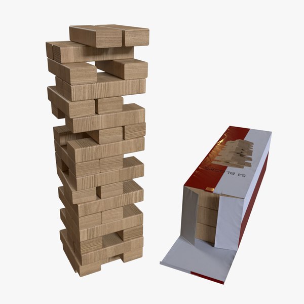 modelo 3d Jenga - TurboSquid 1718232