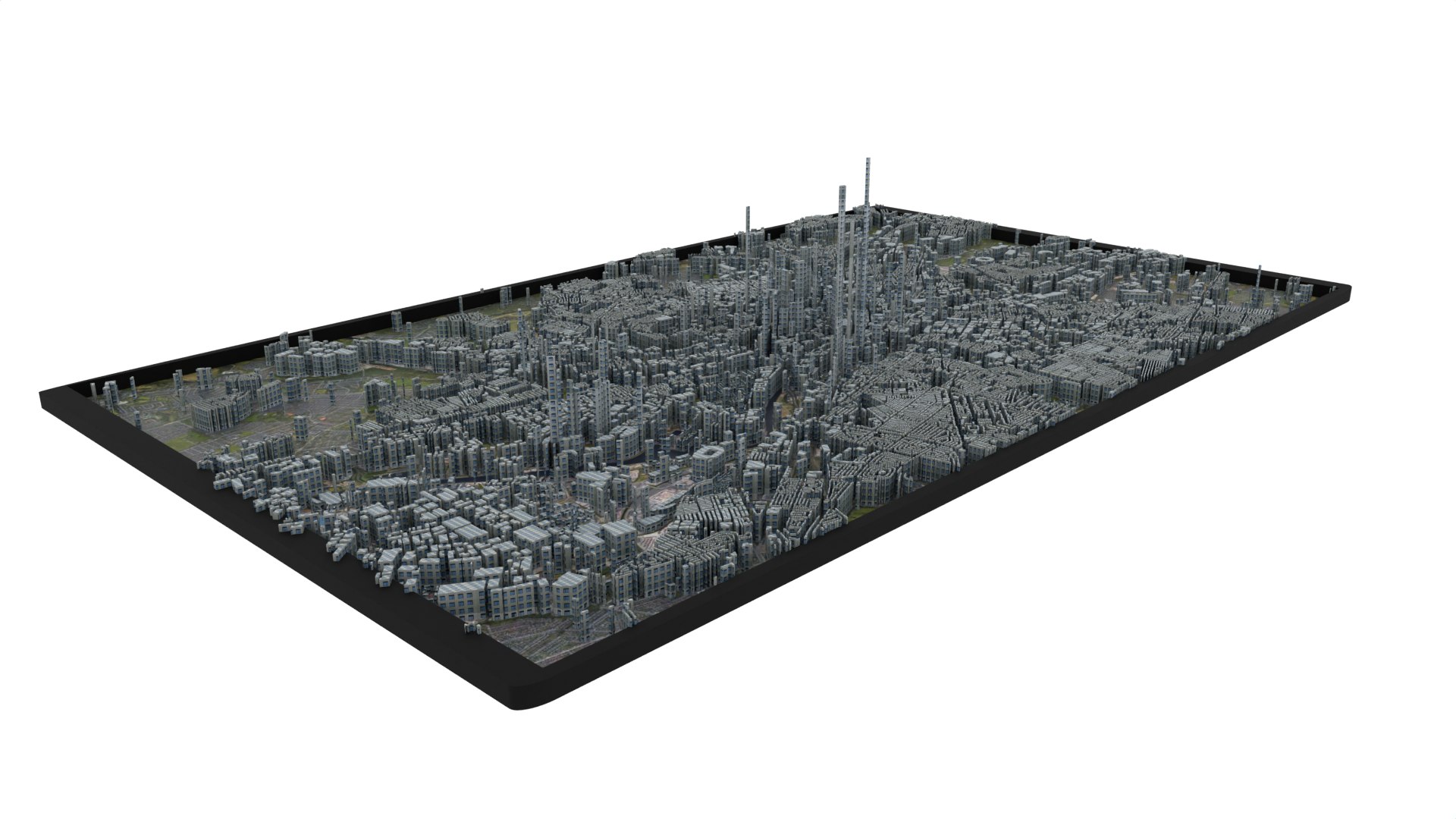 3D Model City Of Manchester - TurboSquid 2035358