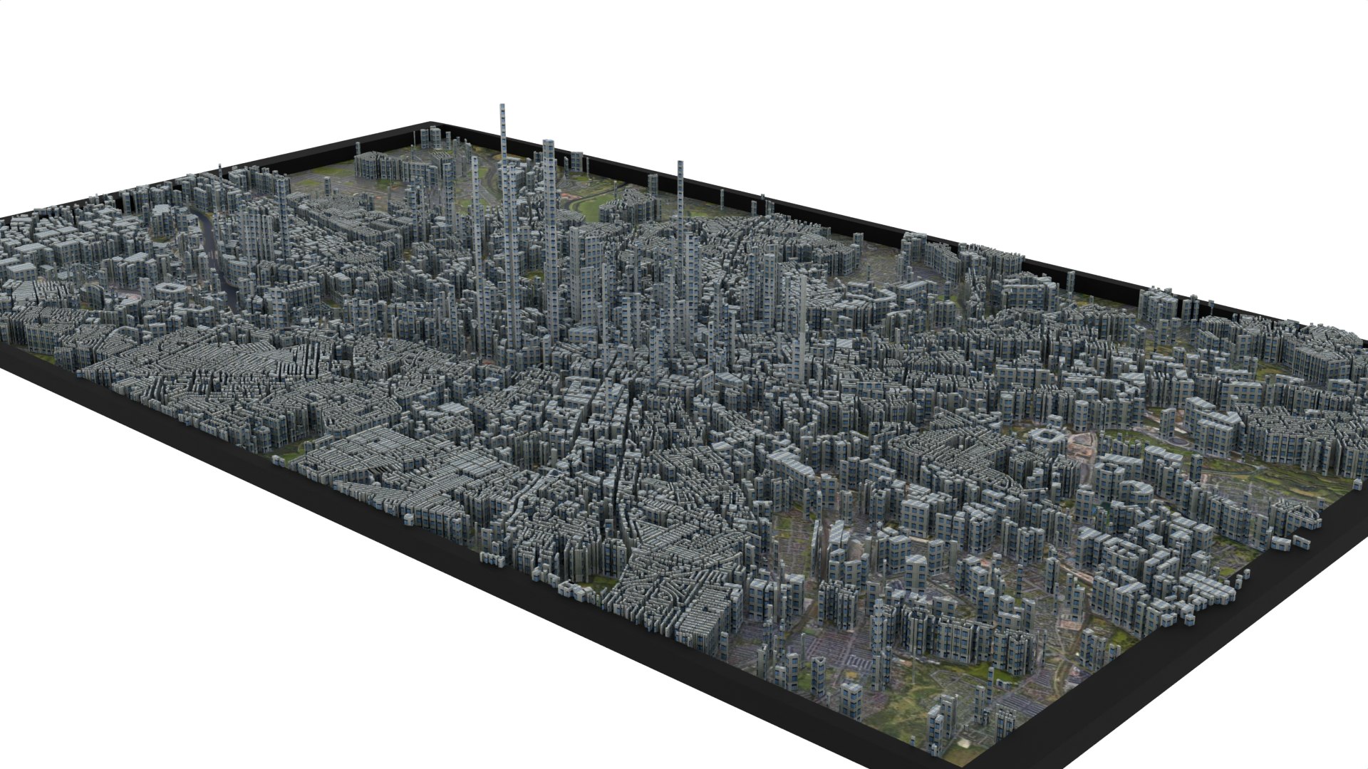 3D Model City Of Manchester - TurboSquid 2035358