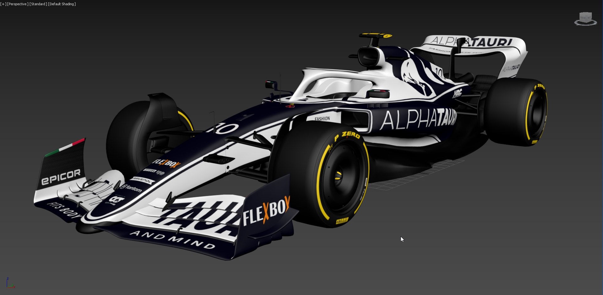 3D Model F1 Alpha Tauri AT03 2022 - TurboSquid 1876329