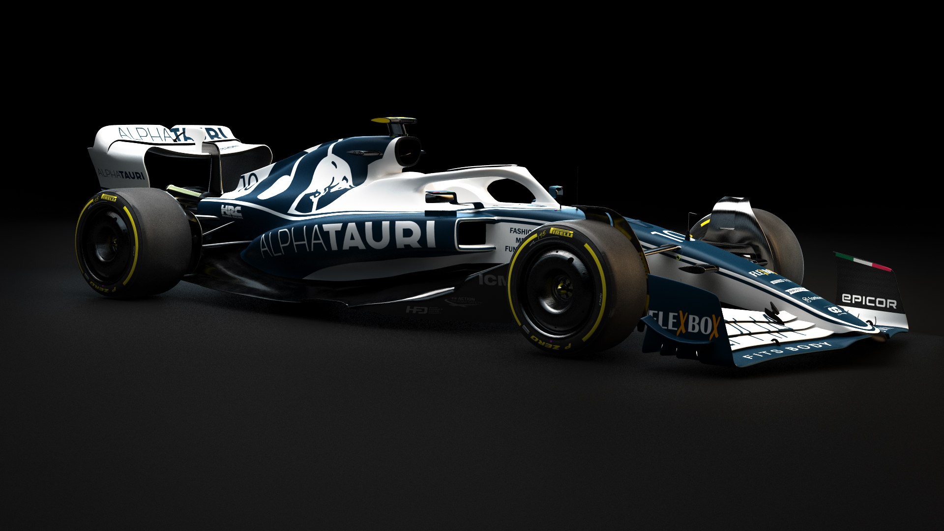 3D Model F1 Alpha Tauri AT03 2022 - TurboSquid 1876329