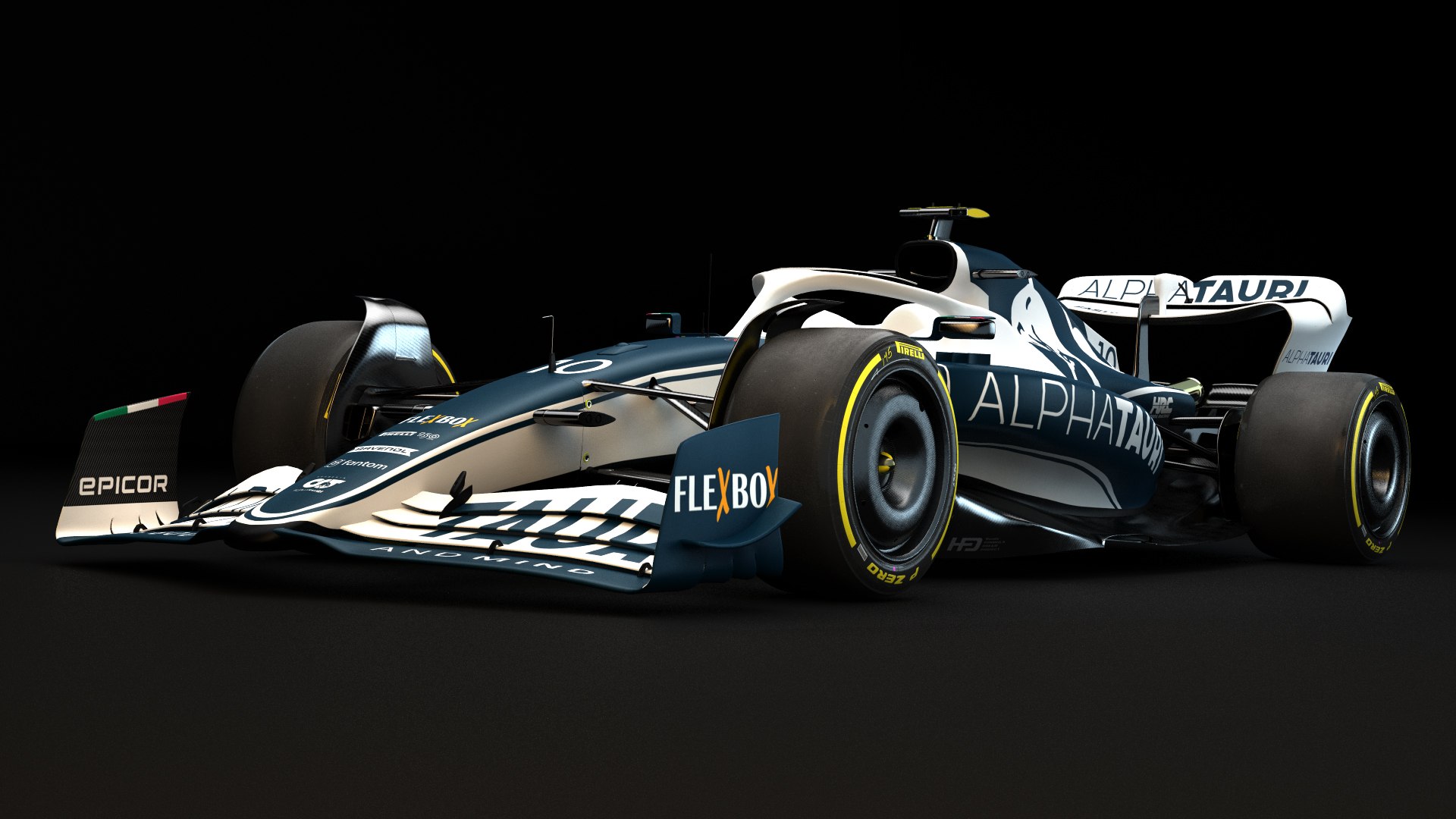 3D Model F1 Alpha Tauri AT03 2022 - TurboSquid 1876329