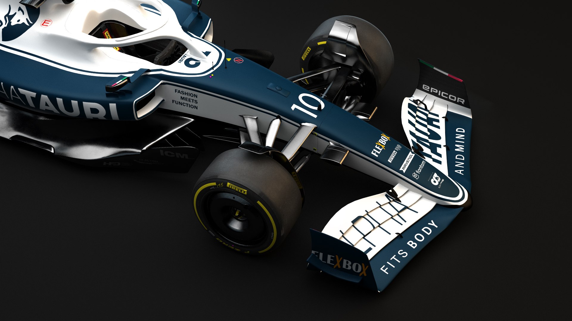 3D Model F1 Alpha Tauri AT03 2022 - TurboSquid 1876329