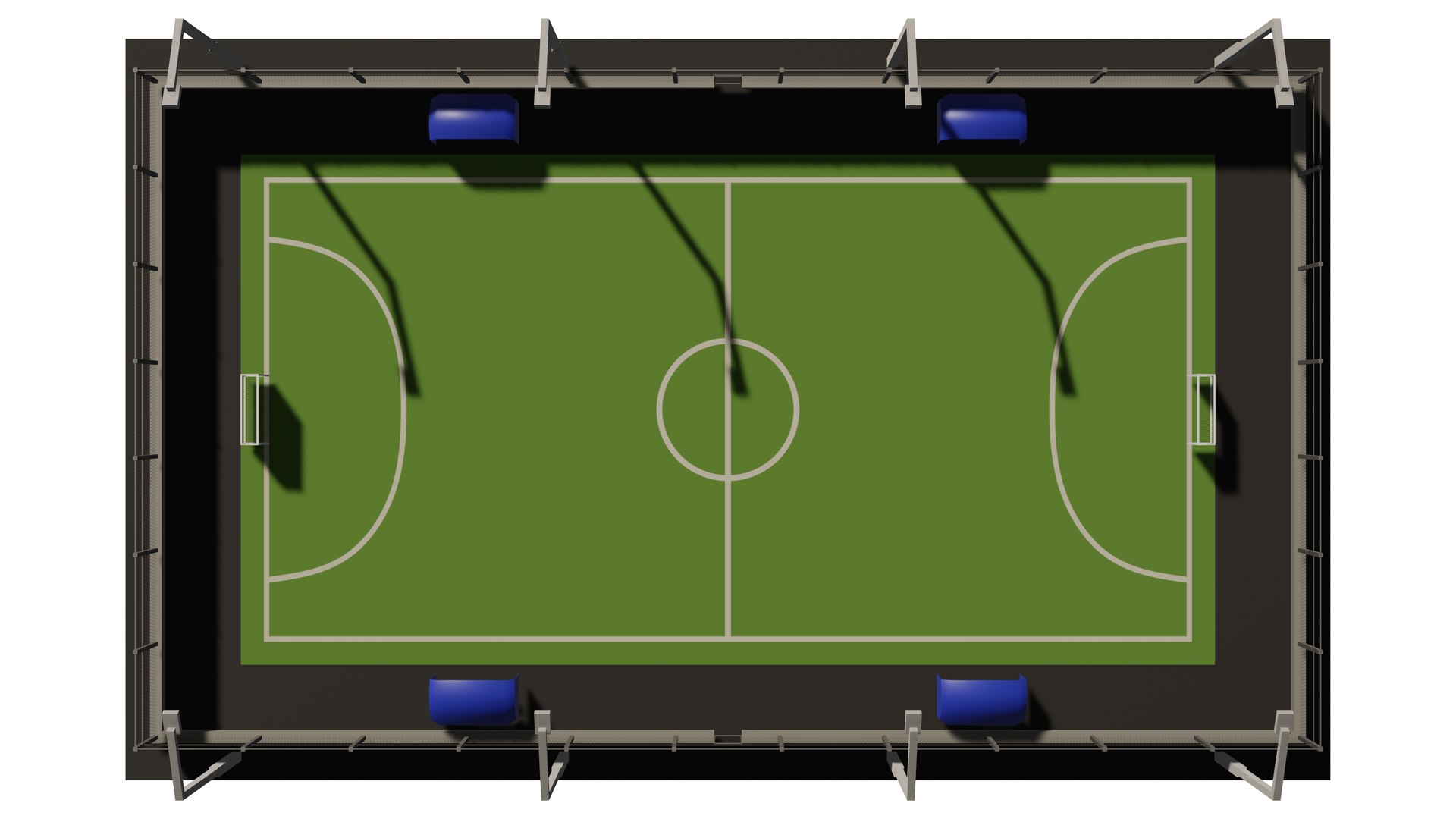 Mini Football Field 3D Model - TurboSquid 1641510