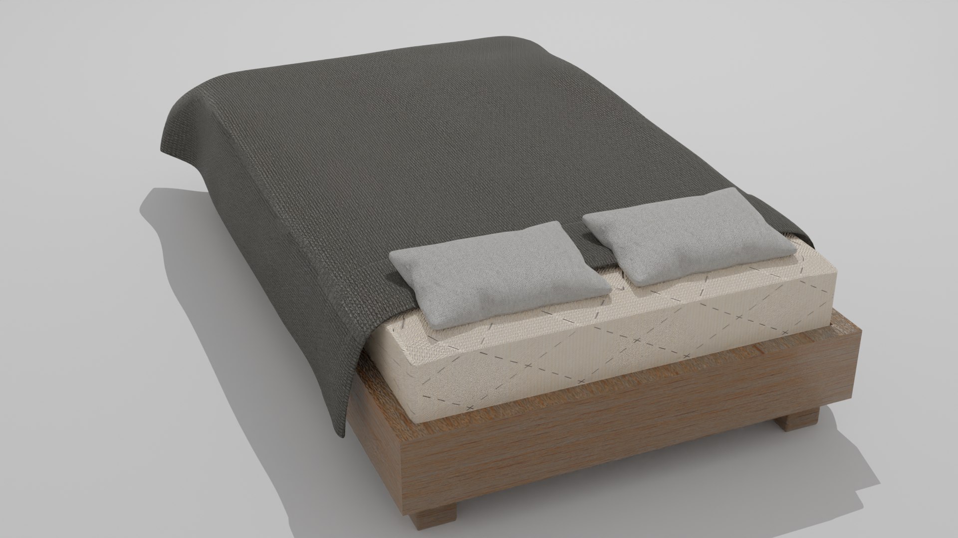 3D model set of three beds - TurboSquid 2112038