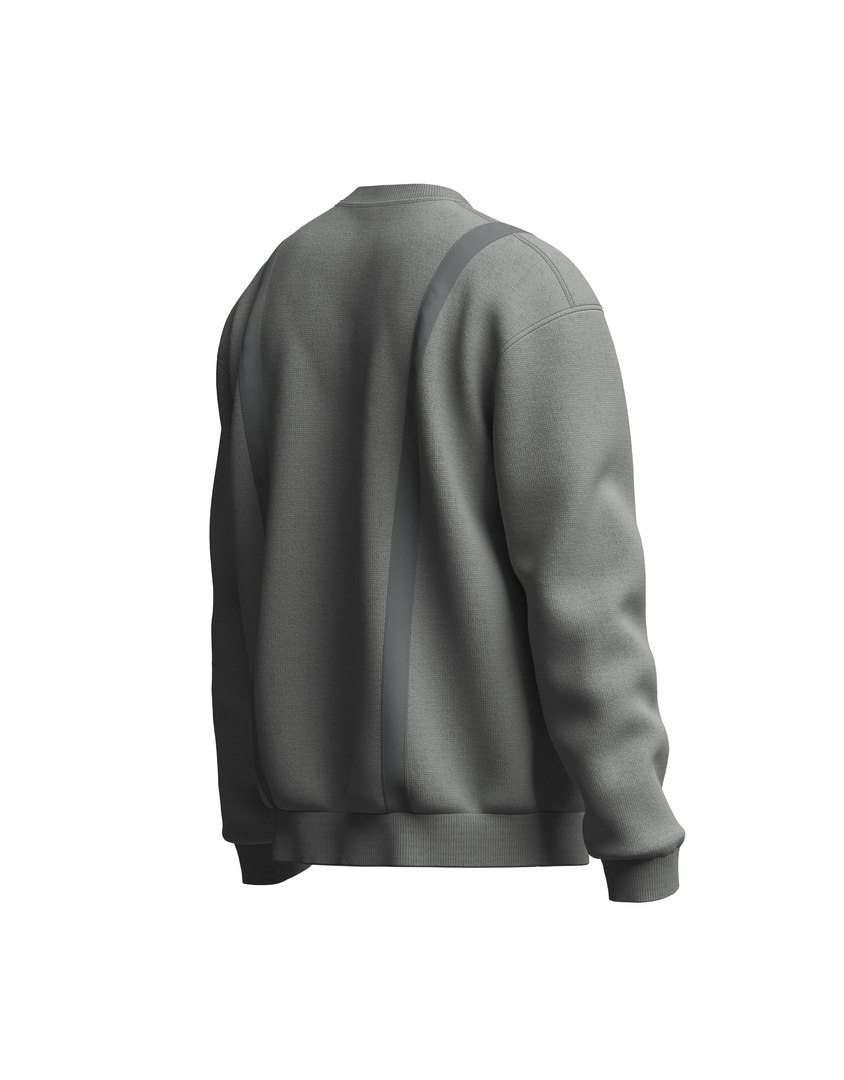 Men Oversized Sweatshirt 3D - TurboSquid 2138048