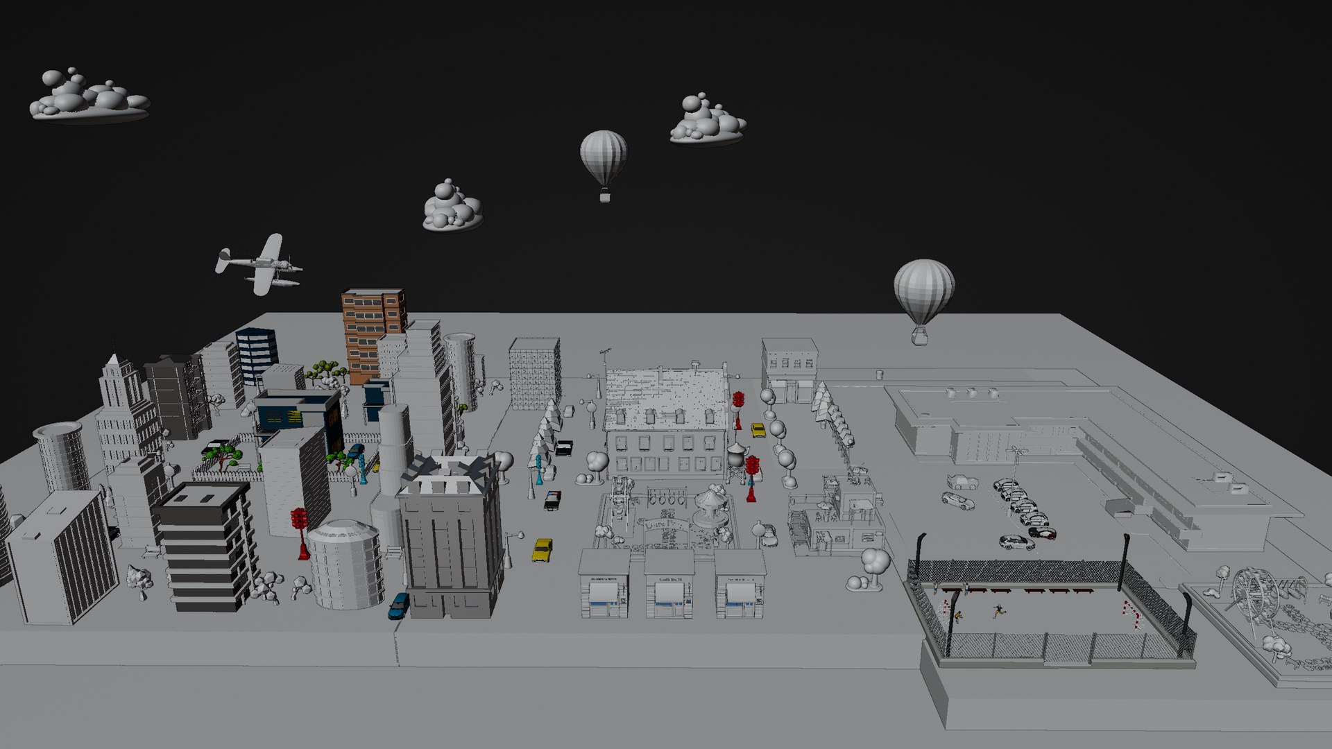 Complete Game Ready City Pack 3D - TurboSquid 2411661