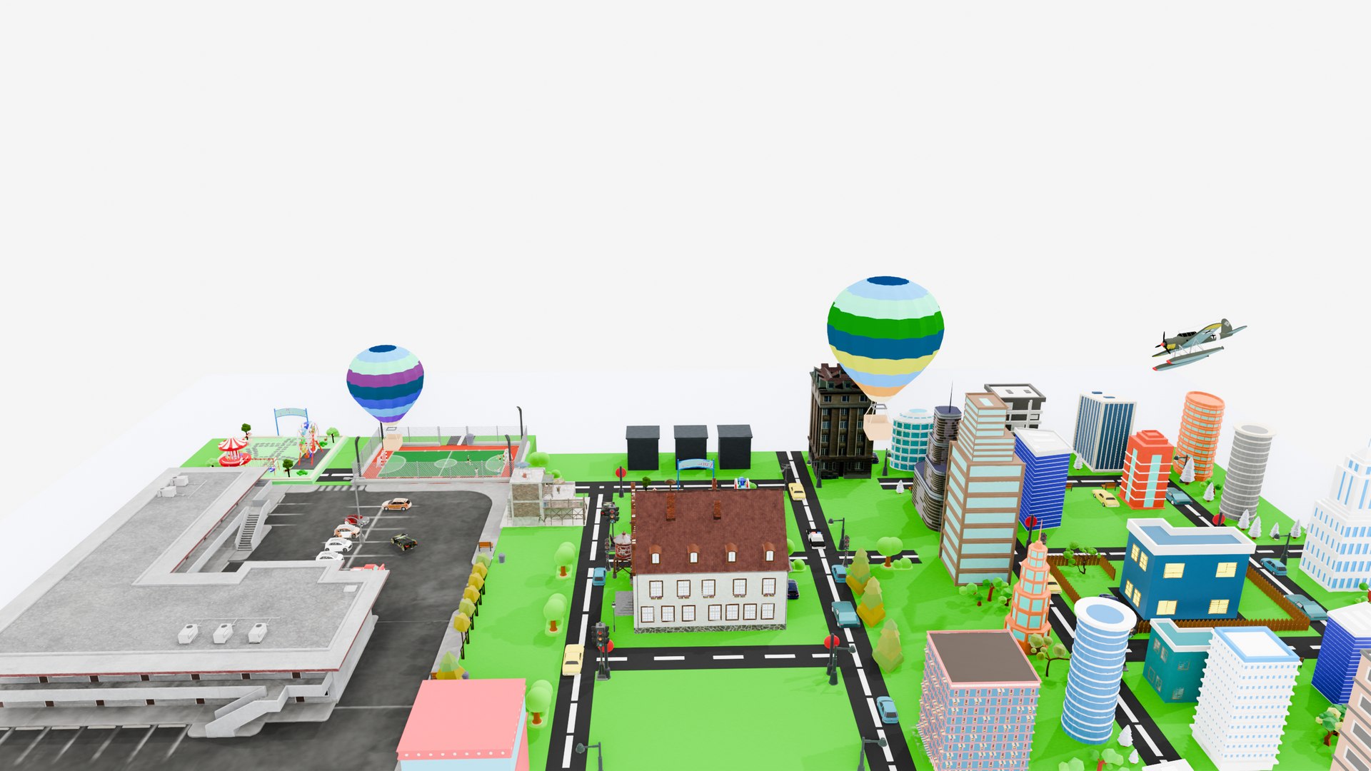 Complete Game Ready City Pack 3D - TurboSquid 2411661