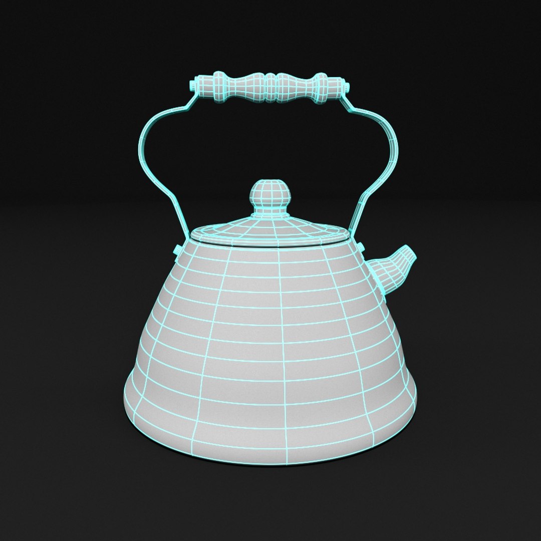 3D Tea Kettle Model - TurboSquid 1404485