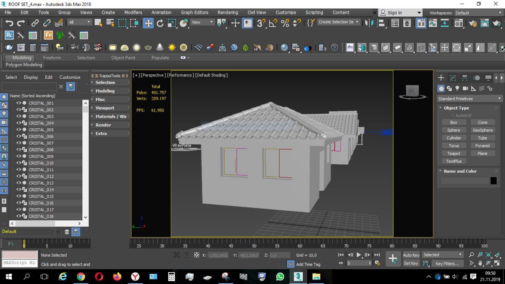 Roof Singles Set 3D Model - TurboSquid 1717950