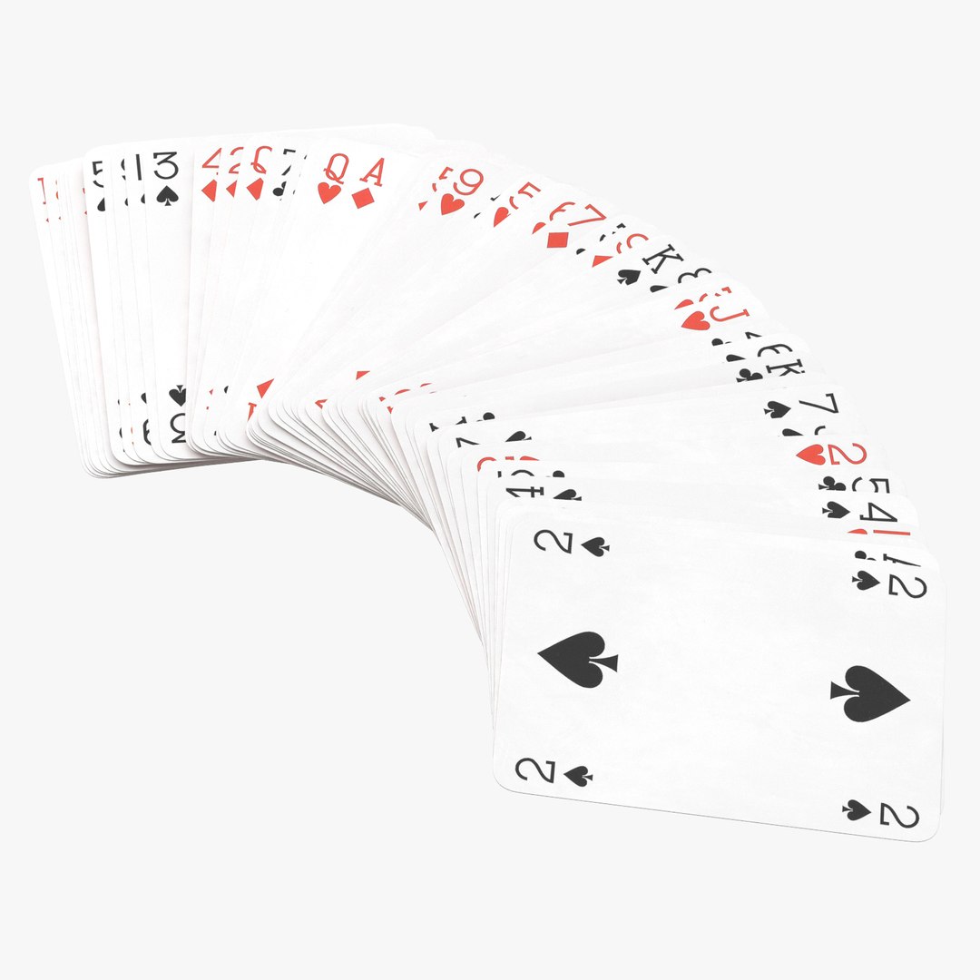 3D Red Playing Cards - TurboSquid 1233164