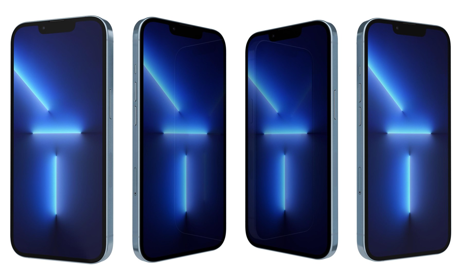 Apple iPhone 13 Pro Pacific Blue 3D model - TurboSquid 1793772