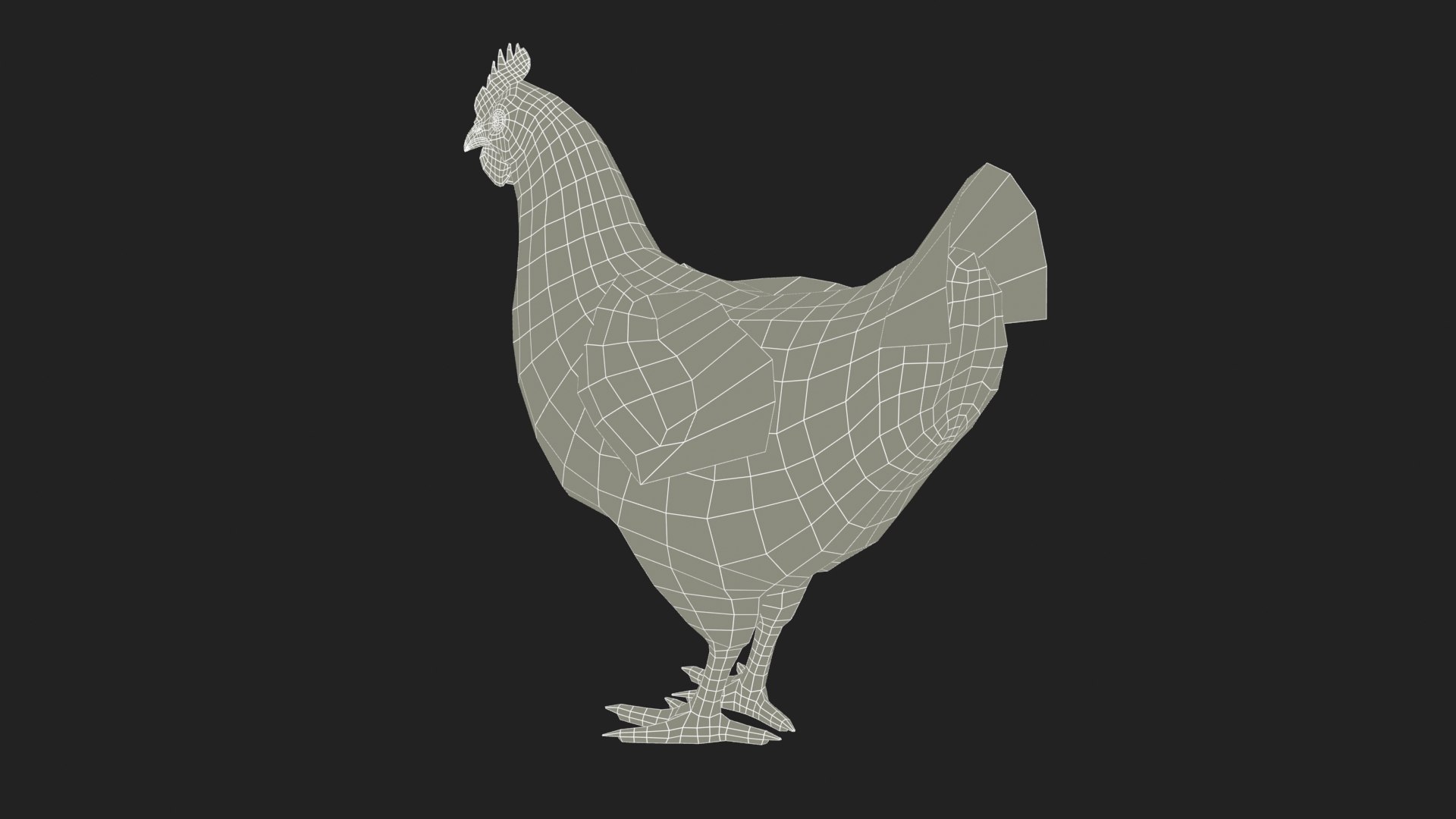 3D Chicken Model - TurboSquid 1579981