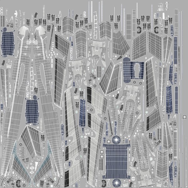 전략적 미사일 운반기 평면 단순 내부 조작 3D 모델 - TurboSquid 1943457