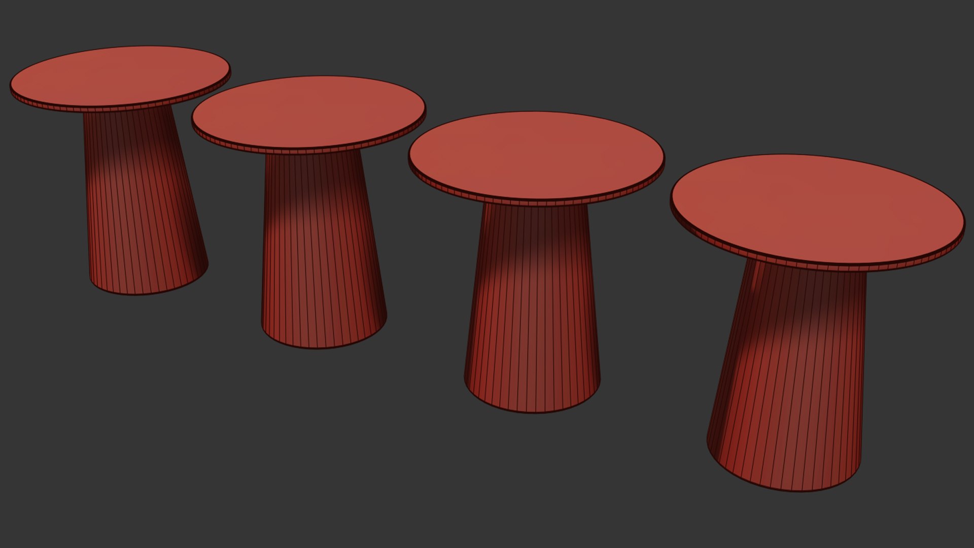 TROMSO Side Table 3D - TurboSquid 2124020