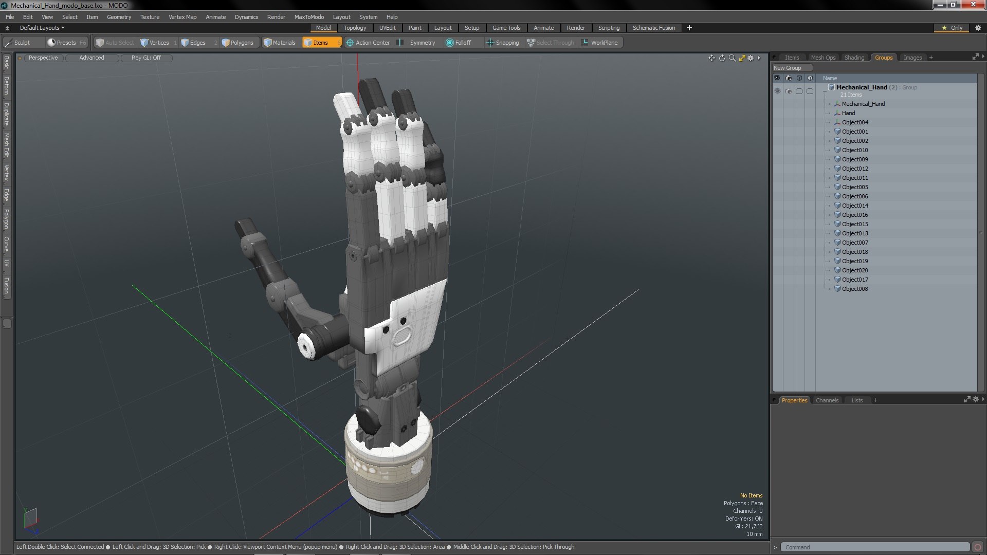 3D model Mechanical Hand - TurboSquid 2105588