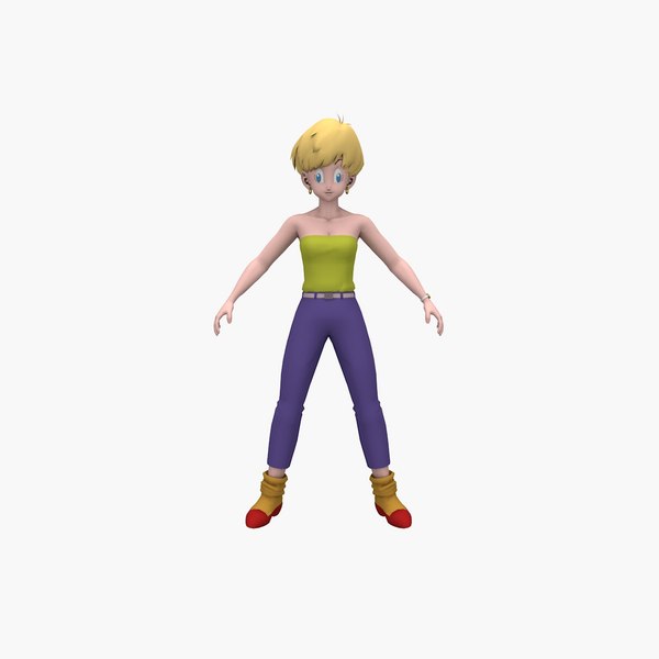 DBZ 캐릭터 V23 3D 모델 - TurboSquid 2366930