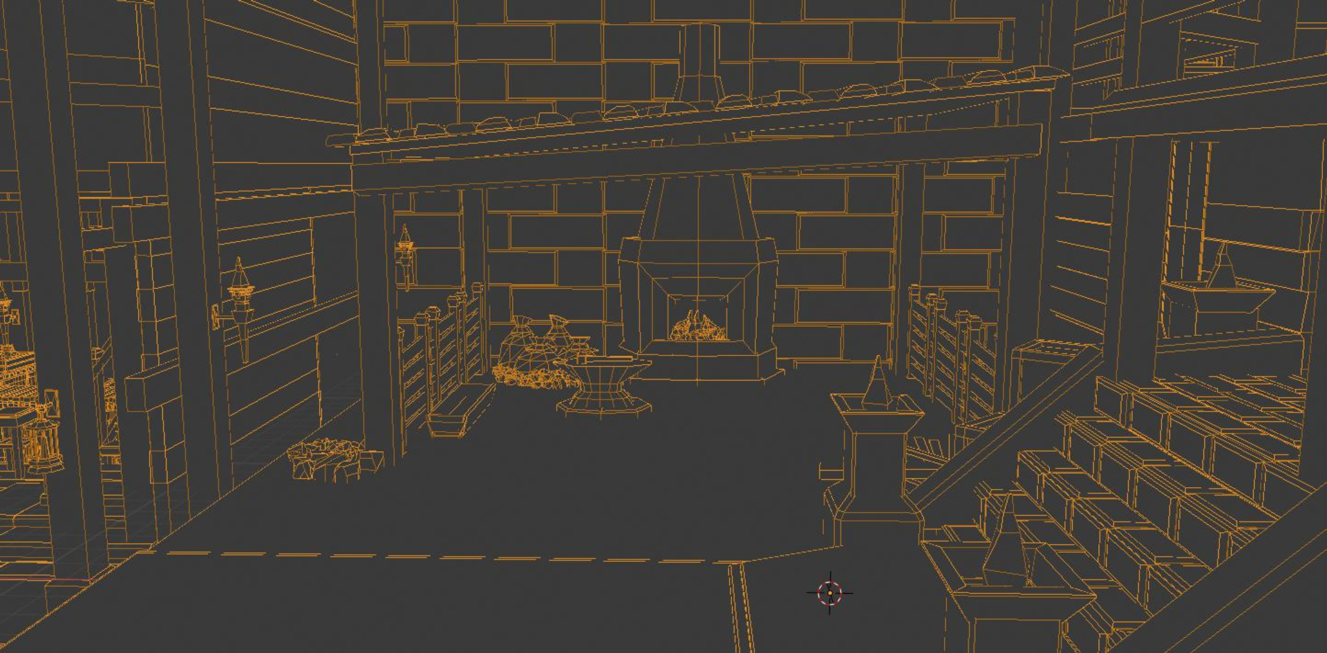 3D medieval guild hall - TurboSquid 1479837