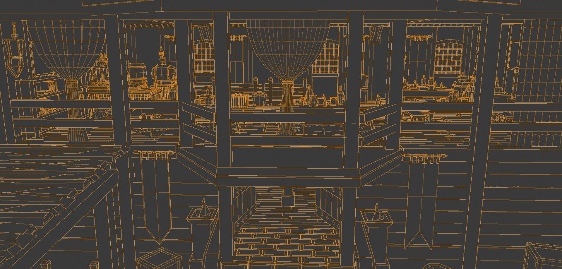 3D Medieval Guild Hall - TurboSquid 1479837