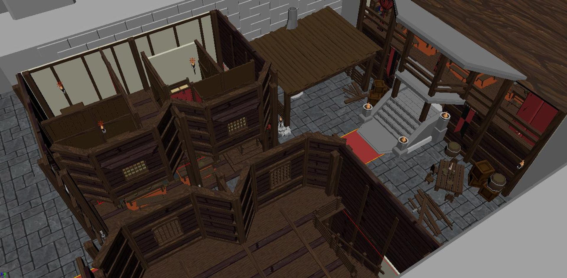 3D medieval guild hall - TurboSquid 1479837