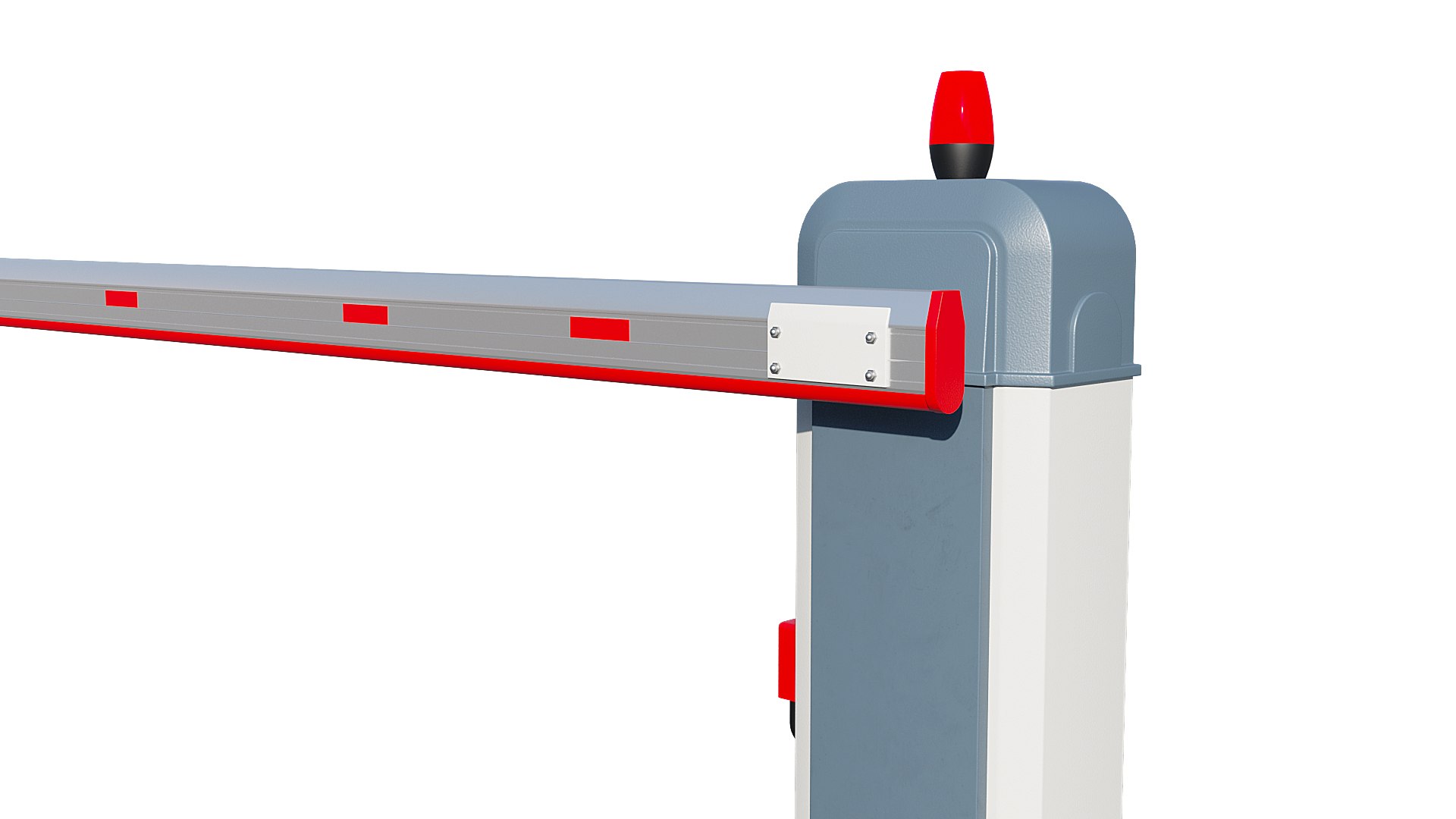 Automatic Traffic Barrier 3D Model - TurboSquid 1733321
