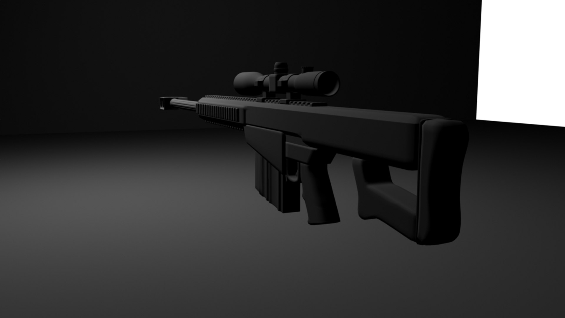 Maya 50 Caliber Sniper Rifle
