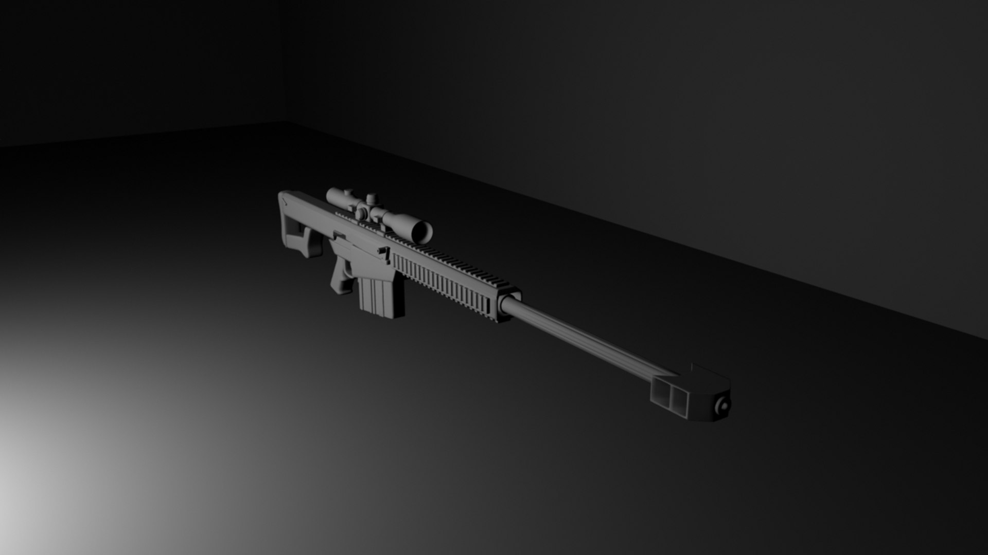 Maya 50 Caliber Sniper Rifle