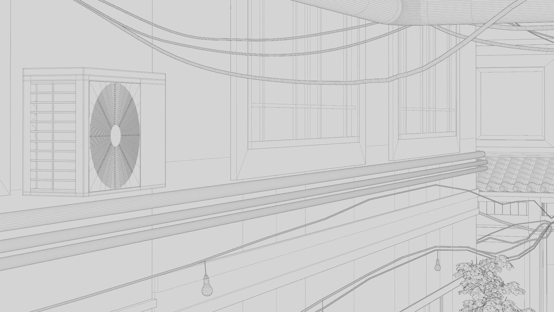 3D Japanese Alley 3d Scene model - TurboSquid 2107457