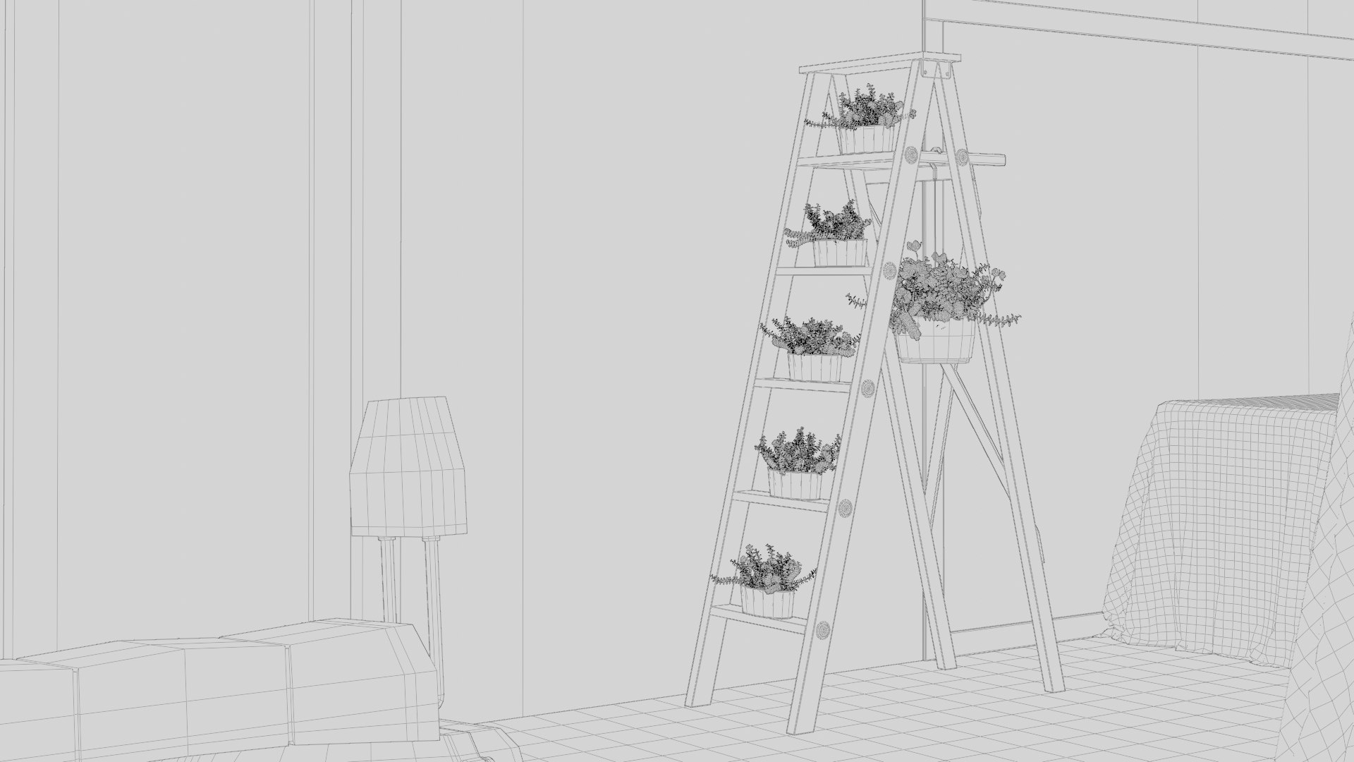 3D Japanese Alley 3d Scene model - TurboSquid 2107457