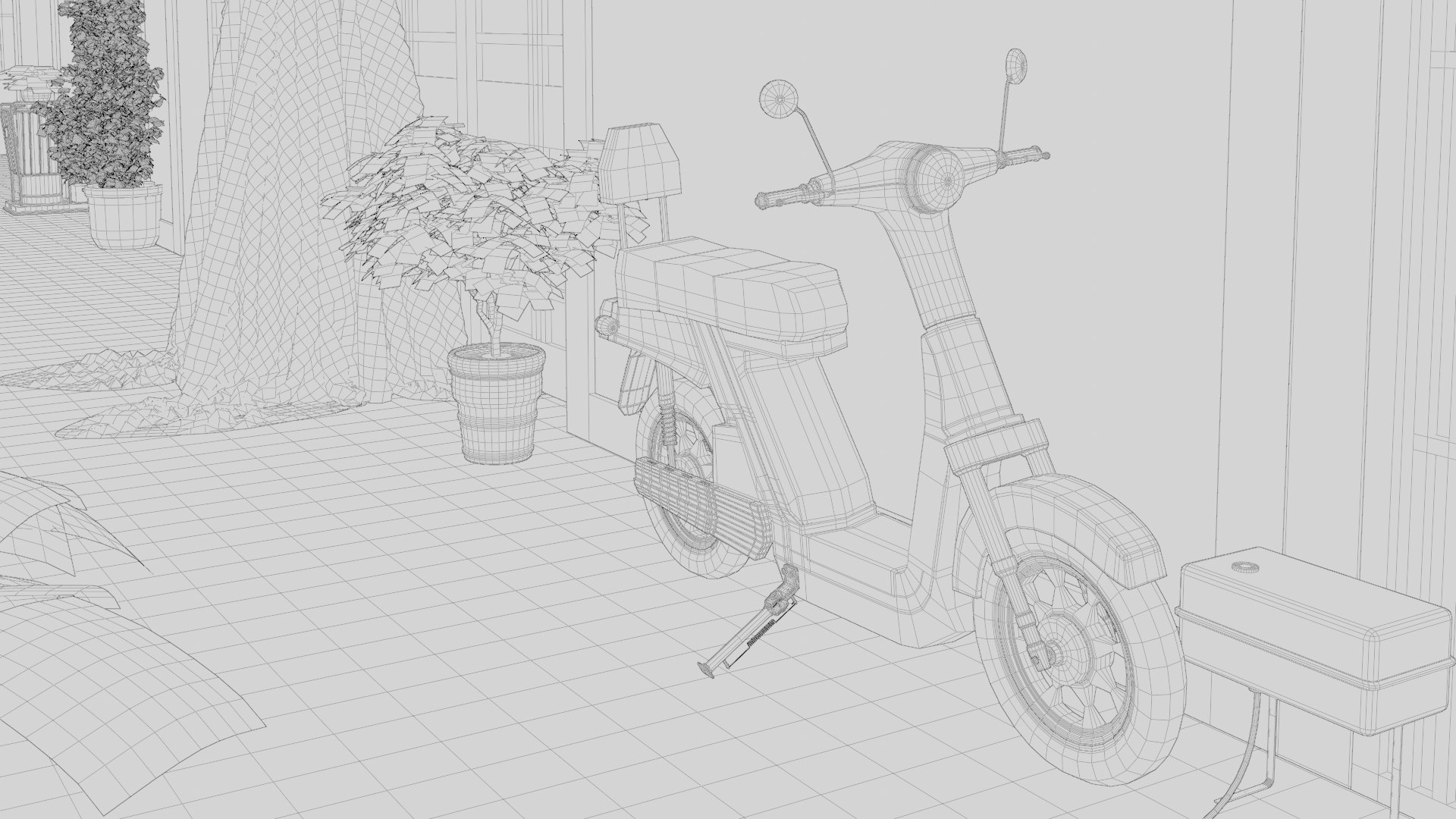 3D Japanese Alley 3d Scene model - TurboSquid 2107457