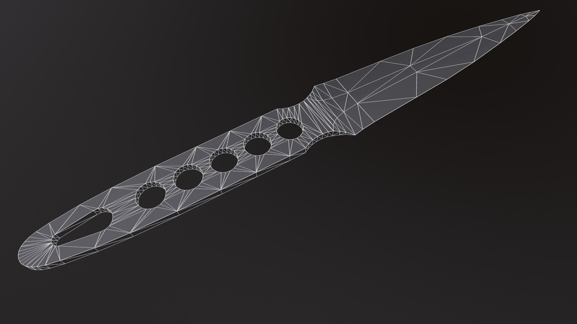 Throwing Knife 3D Model - TurboSquid 1518240