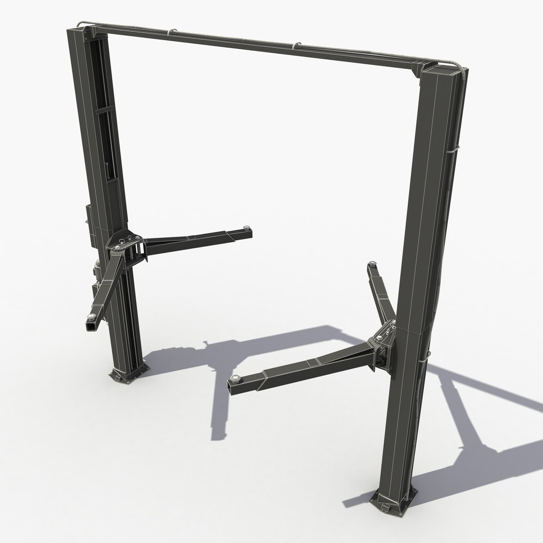 3d Model Car Lift Post