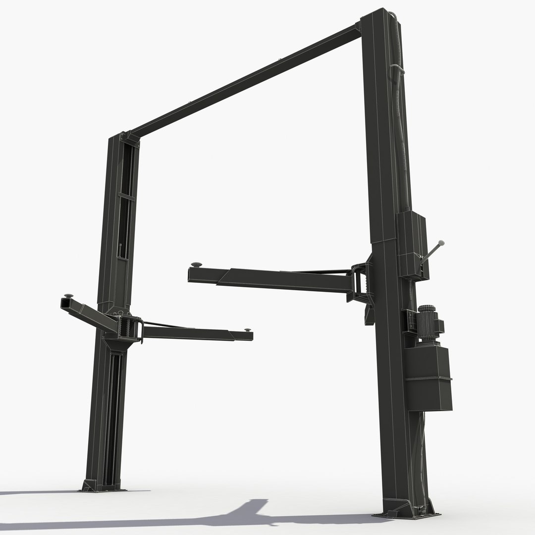 3d Model Car Lift Post