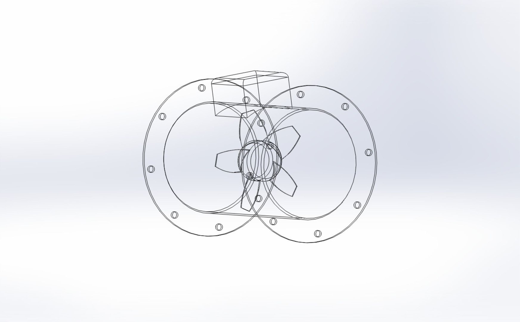 3D Axial Ventilation Fan 200 - TurboSquid 2181667