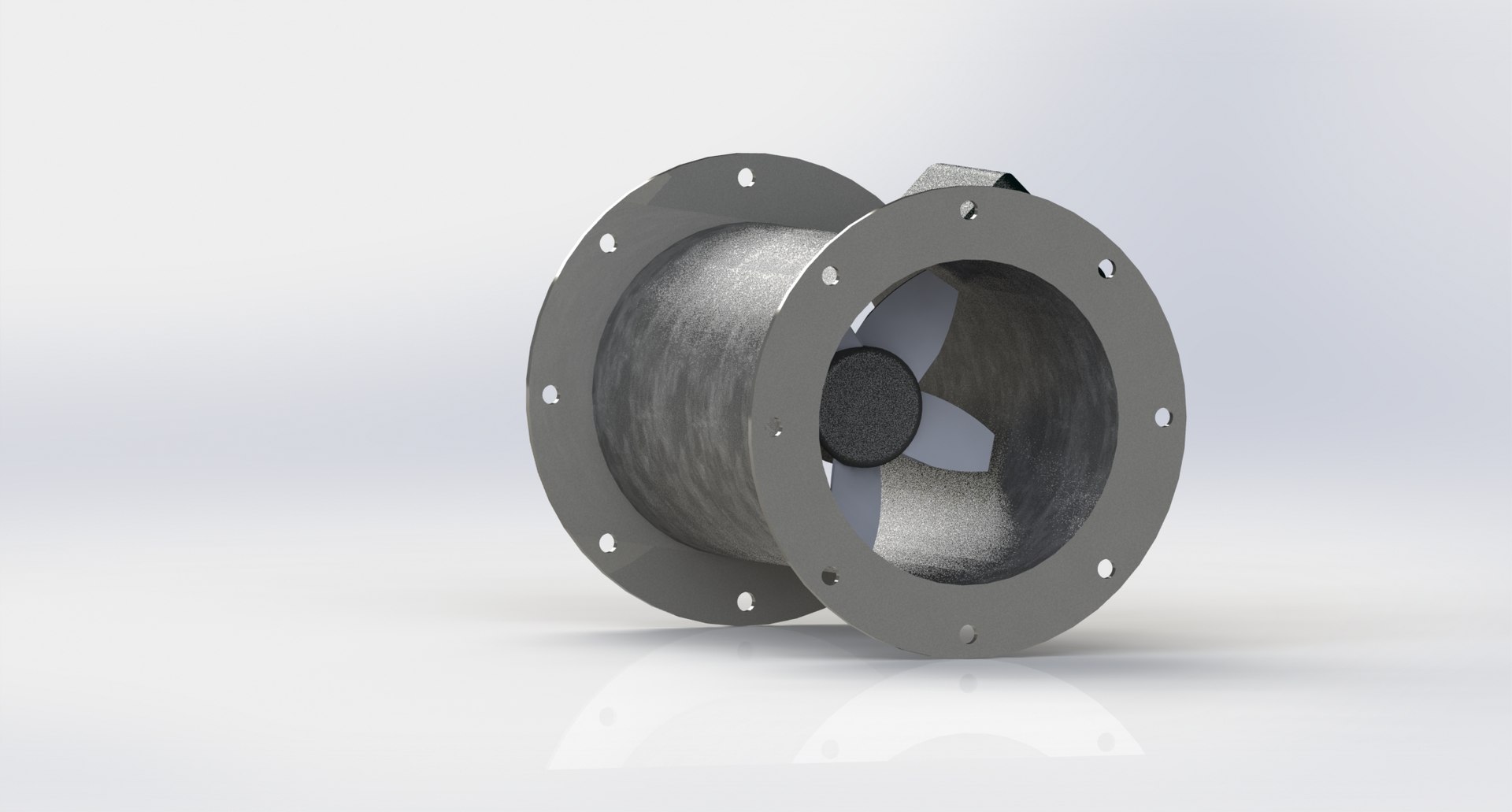 3D Axial Ventilation Fan 200 - TurboSquid 2181667