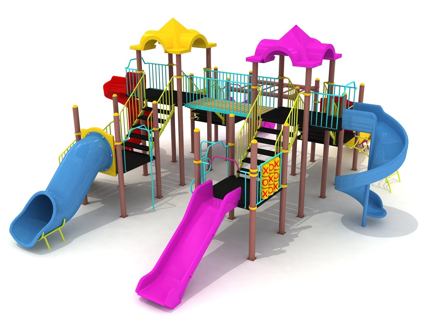 Metal Play Slides