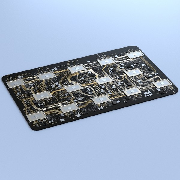 3D generic circuit board - TurboSquid 1219607