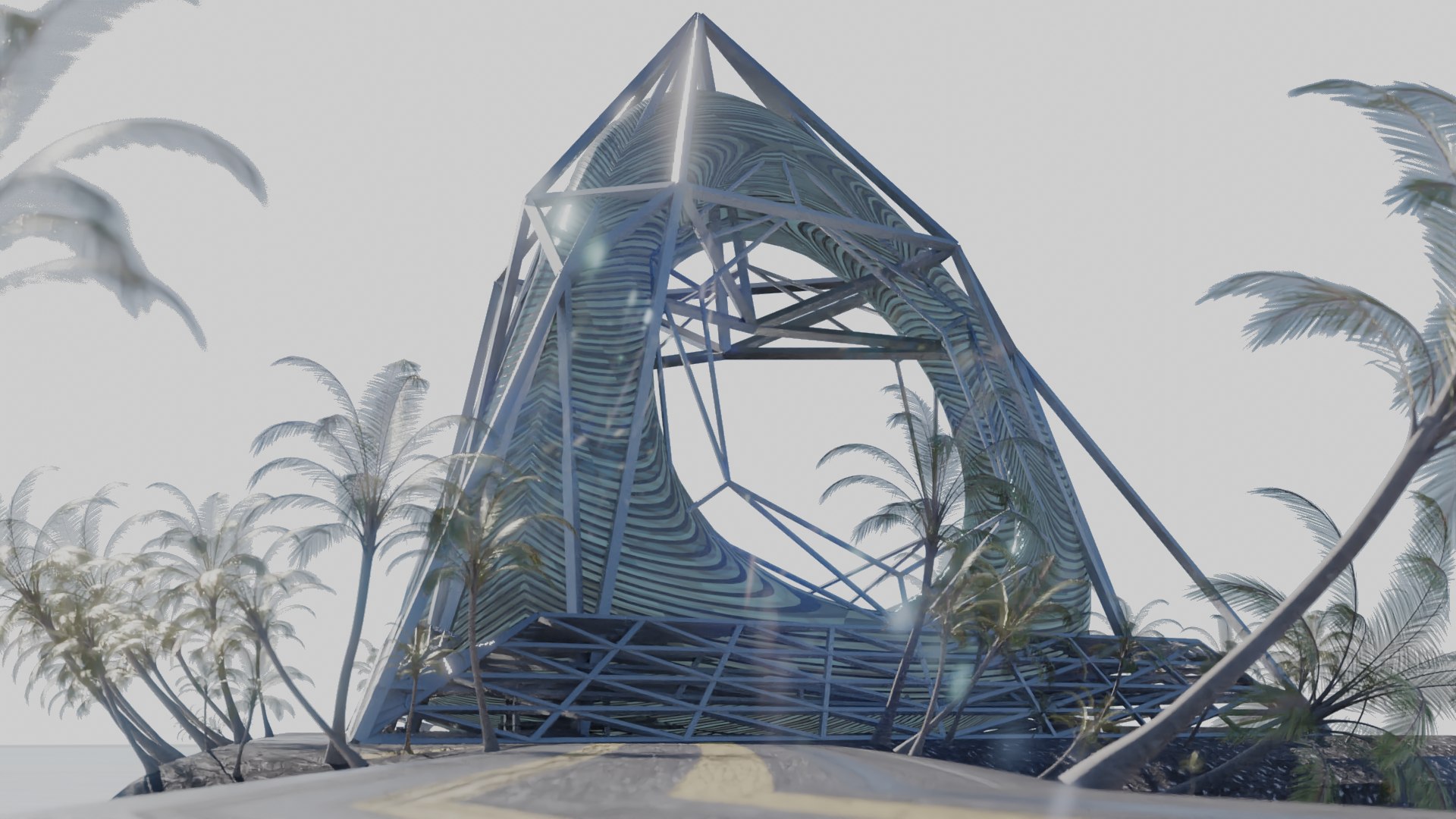 Free 3D Sci Fi House Free - TurboSquid 2000031