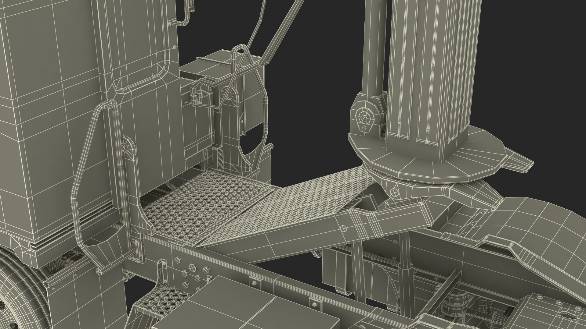 3D Container Shuttle With 40ft Container Yellow - TurboSquid 2430821