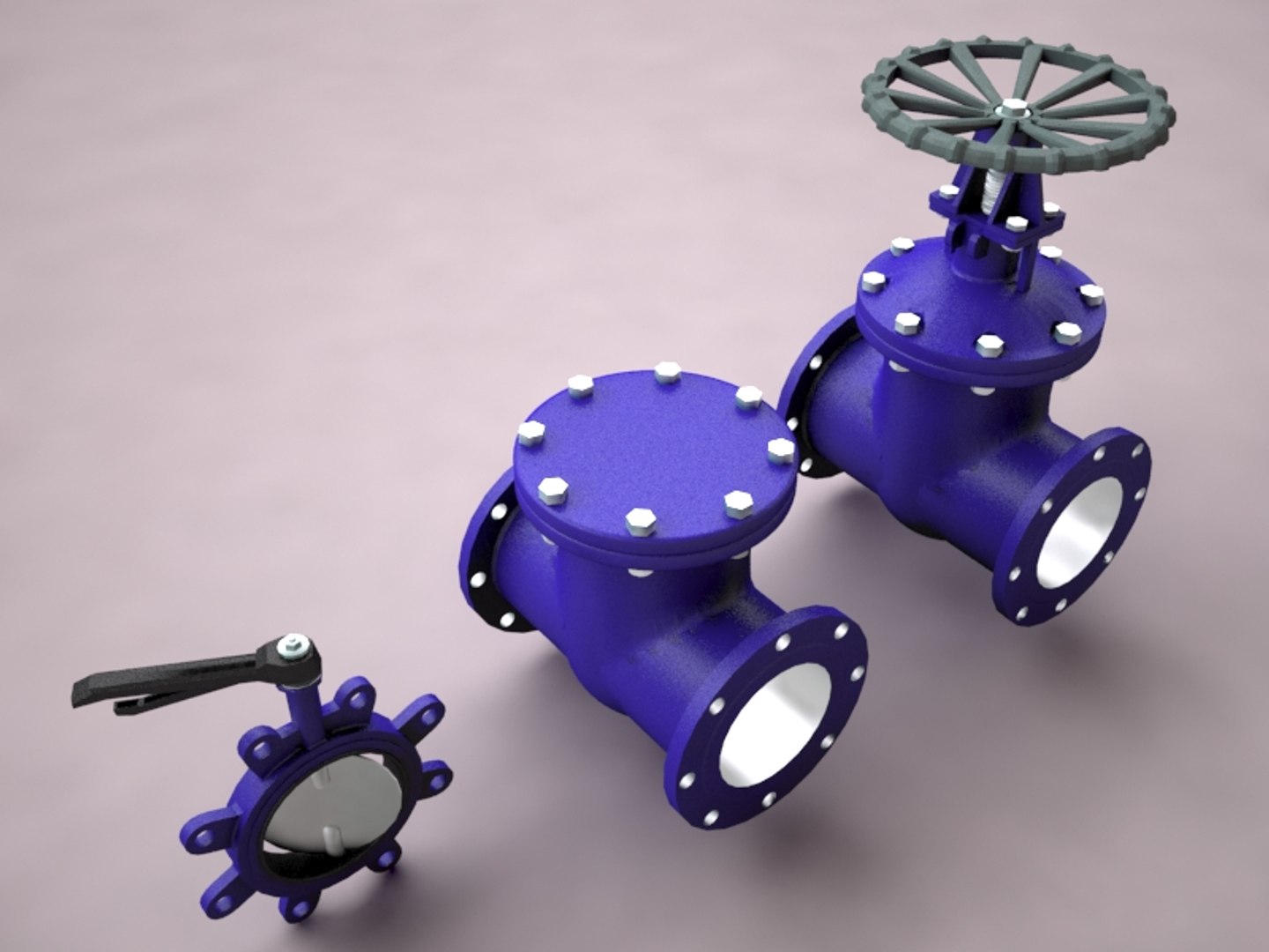valves 3d model