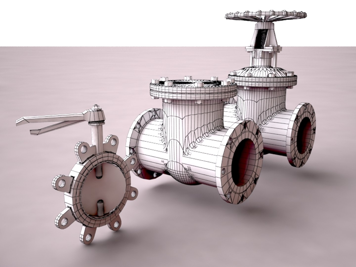 valves 3d model