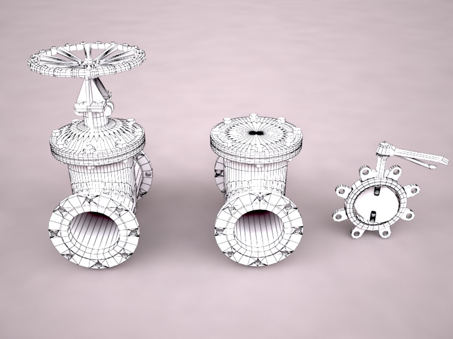 valves 3d model