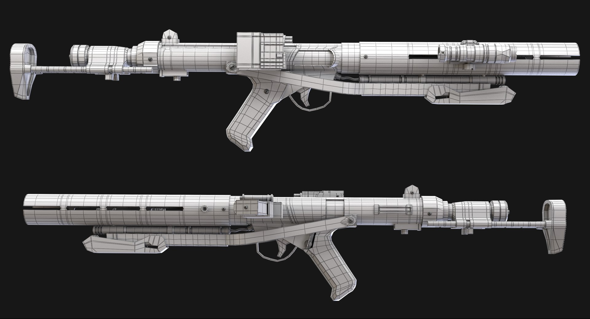 3d Obj Death Trooper Rifle