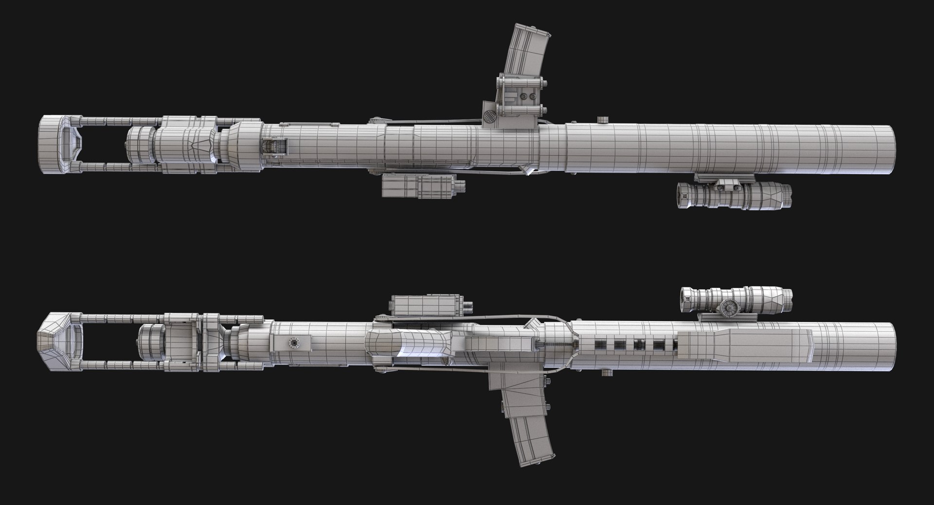 3d Obj Death Trooper Rifle