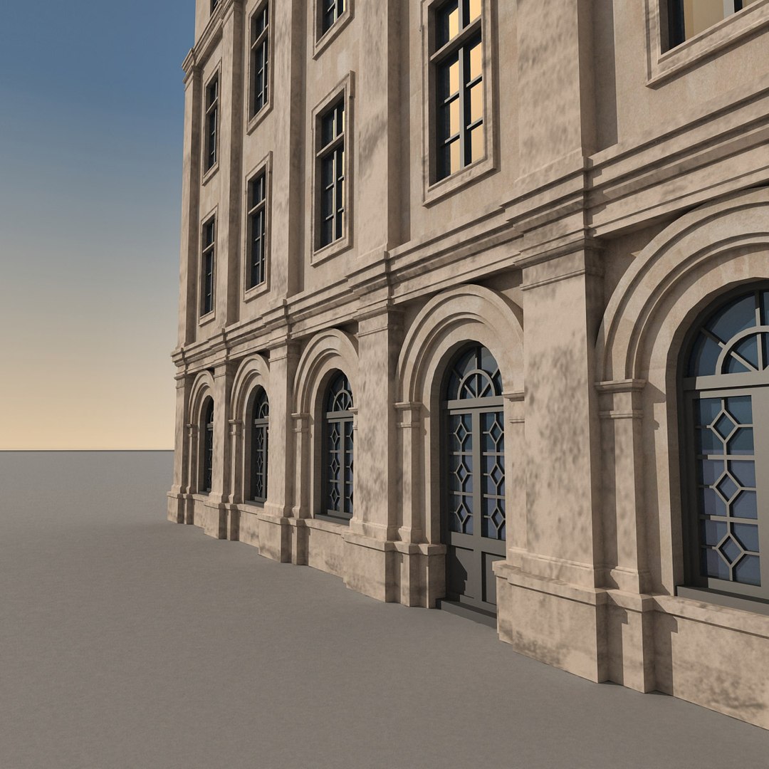 3d European Building Europe