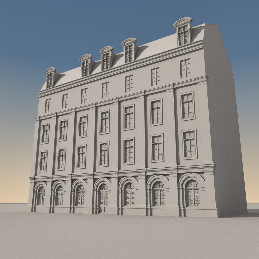 3d European Building Europe